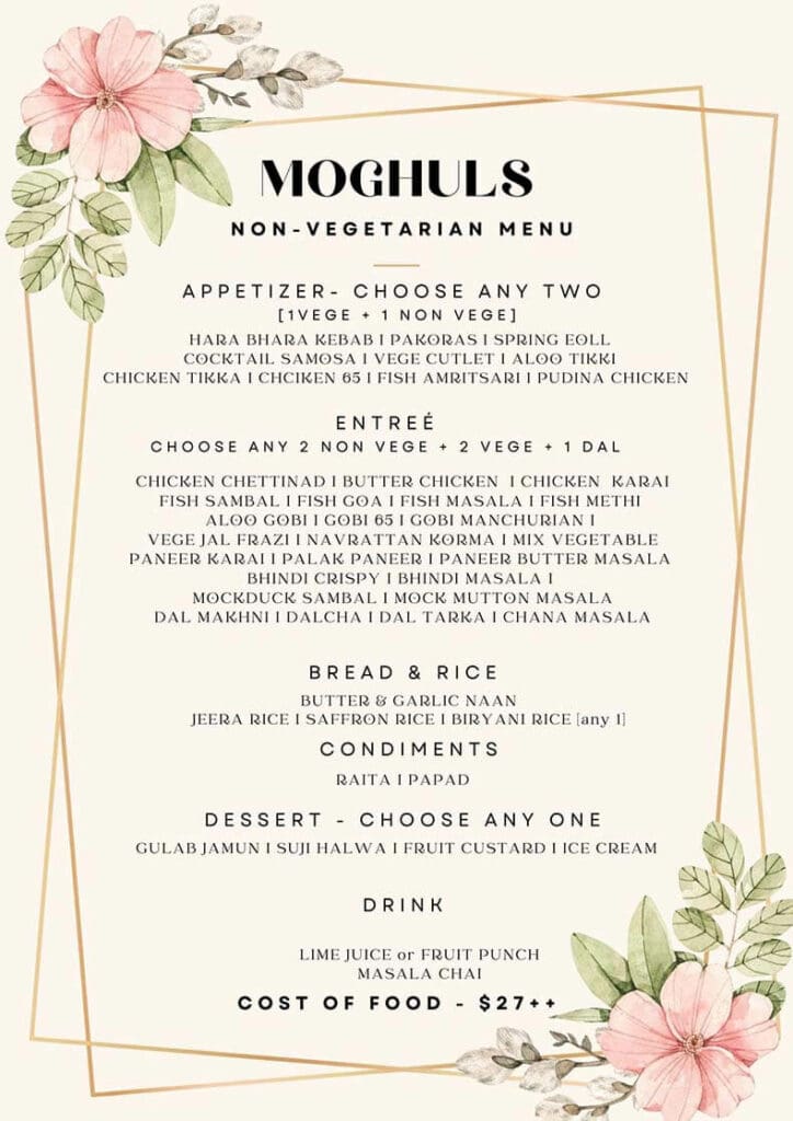 Moghul Mahal Restaurant - Singapore Khalsa Association