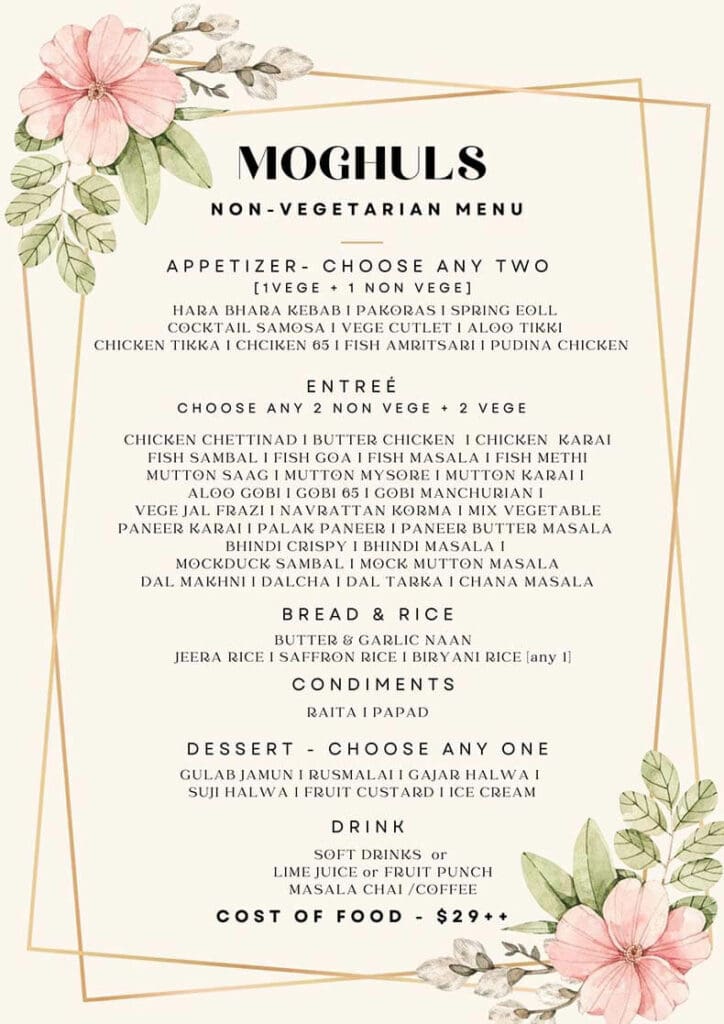 Moghul Mahal Restaurant - Singapore Khalsa Association